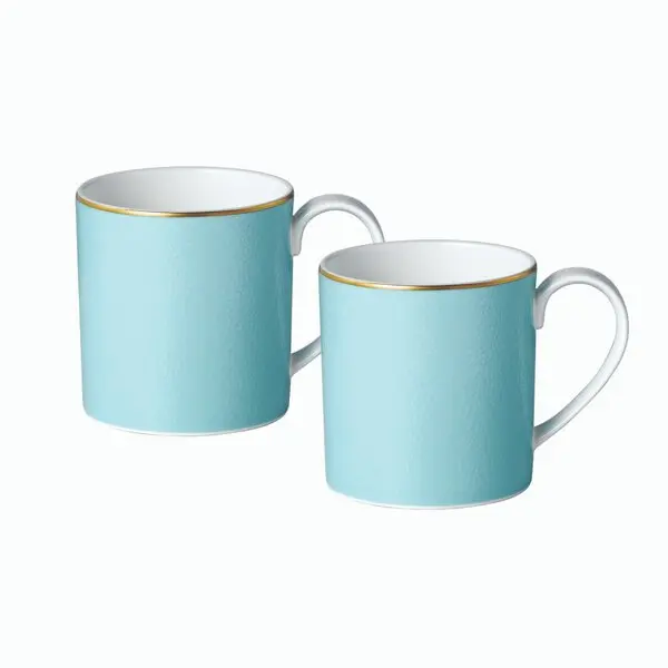 Twig New York Charlotte Set Of Two Mugs - Blue