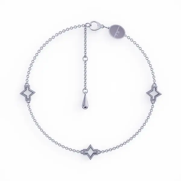 LINDA FIORE Starlite Bracelet - Silver
