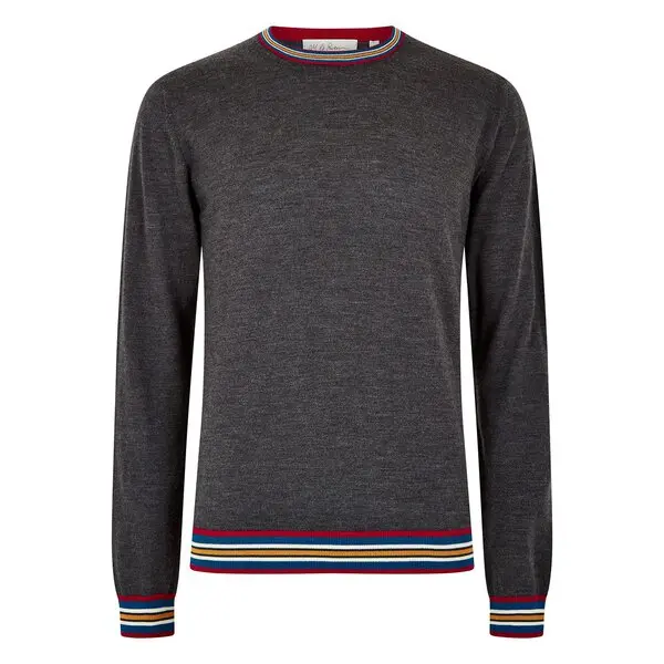 MG RIVERS Extrafine Merino Crew Neck Jumper