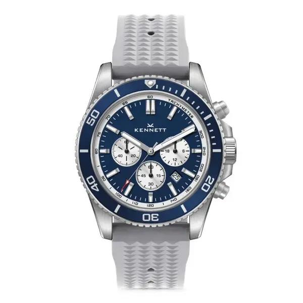 KENNETT WATCHES & ACCESSORIES Kennett Pacesetter Chronograph Watch - Blue/grey