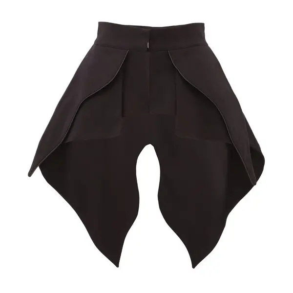 JULIA ALLERT Sculpted Peplum Fabric Belt - Black