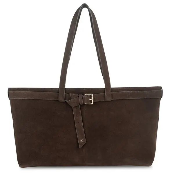 APATCHY LONDON The Esme Suede Bag - Brown