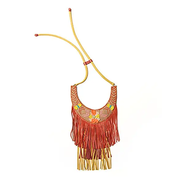 SR BY SONALI RAMAN Neutrals Trikon Three Necklace - Orange