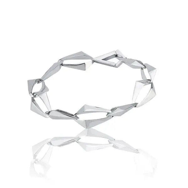 Mishka Splash Link Bracelet - Silver