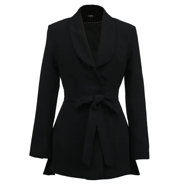 SMART AND JOY Tailored Waist Blazer