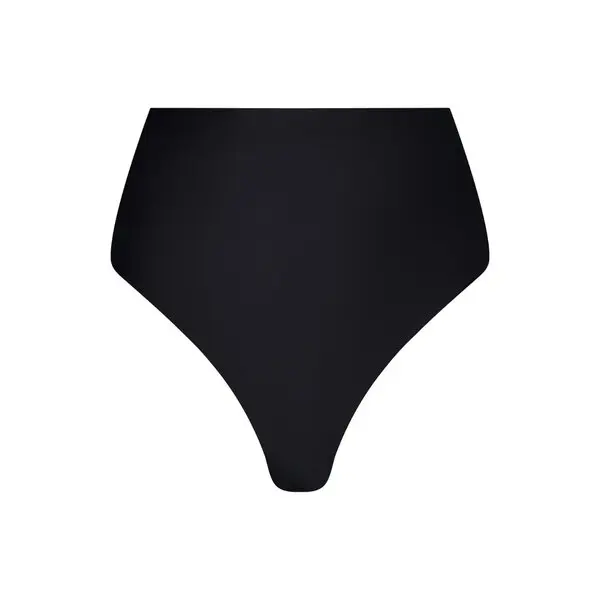 PLAYALUXE Palermo High Waist Bikini Bottom - Black