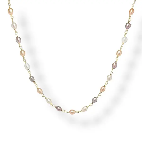 NINEMOO Seed Pearl Choker - Gold