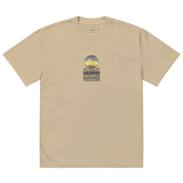 ANCHOR & CREW Desert Surf Explore Co. Oversized T-shirt - Green