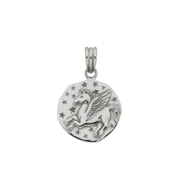 ZOË & MORGAN Pegasus Charm - Silver