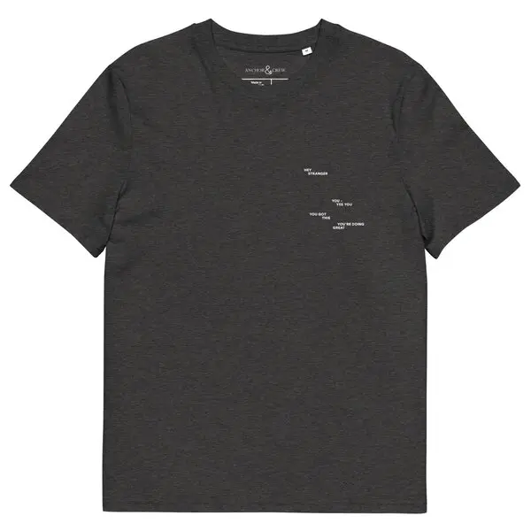 ANCHOR & CREW Heather Seven You Are Enough X Mental Health Editions T-shirt - Black