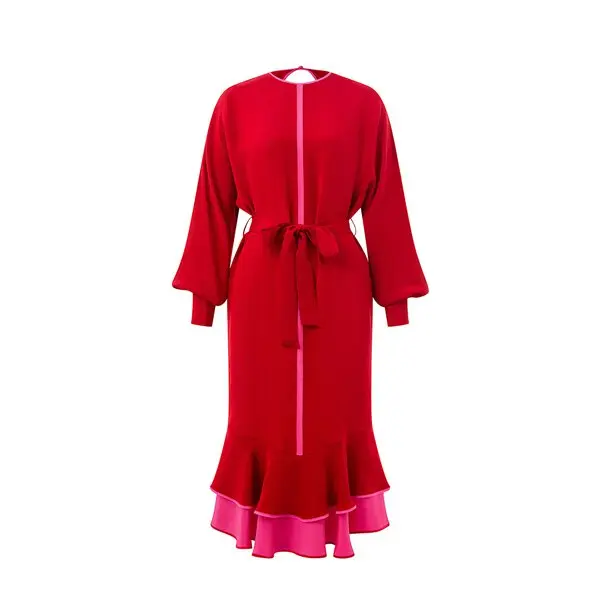 EMMA WALLACE Philie Silk Midi Dress