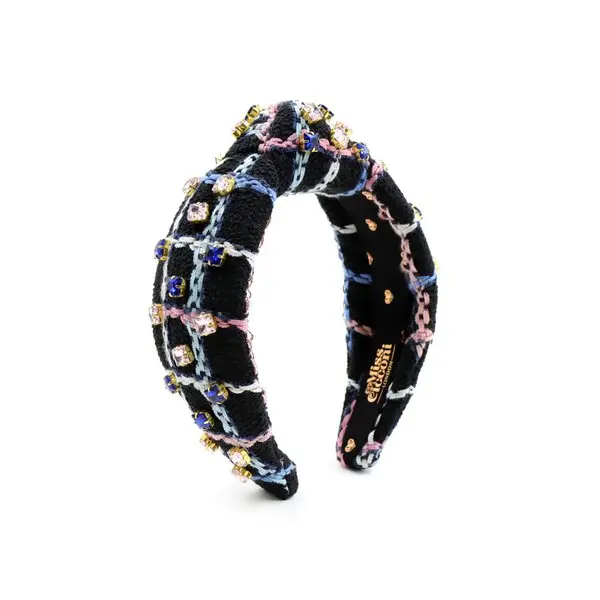 MISS CICCONI Chelsea Headband With Scrunchies - Black/blue/pink