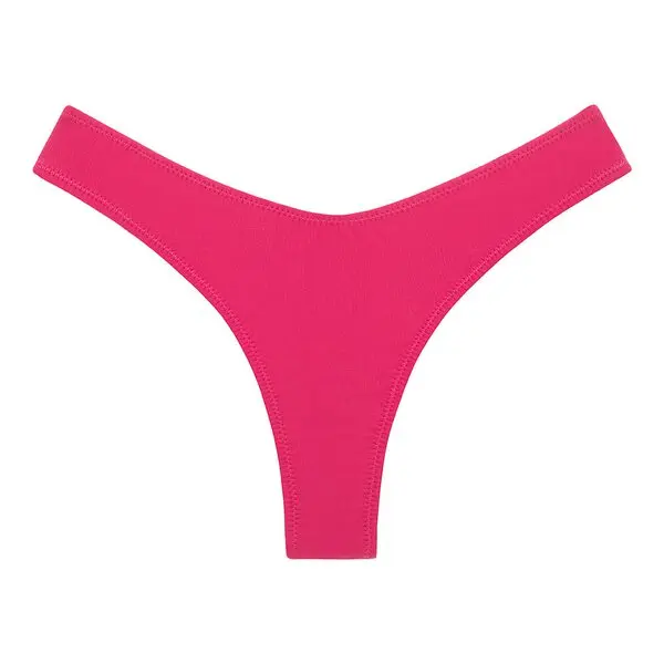 MONTCE Lulu Zig-zag Stitch Bikini Bottom - Pink