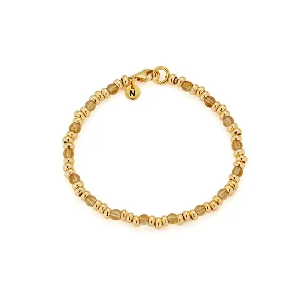 NELLOU JEWELLERY Gem Citrine Bracelet - Yellow