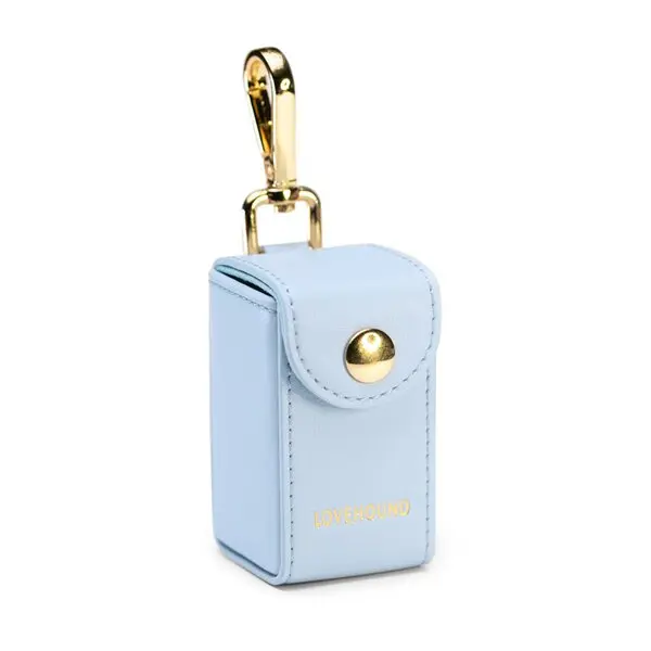 LOVEHOUND Vegan Leather Poop Bag Holder - Blue