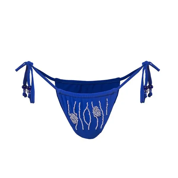 RAW POTENTIAL Alana Bikini Bottoms - Blue/silver