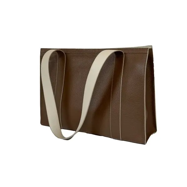 GODI. The Maxwell Leather Zip Tote Bag - Black