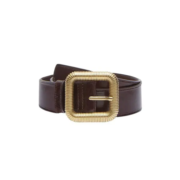 CARNEVALE Iria Leather Belt - Brown