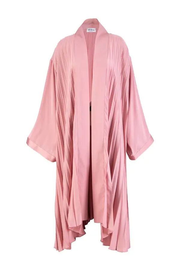 MA MULIER Pleated Kimono - Green