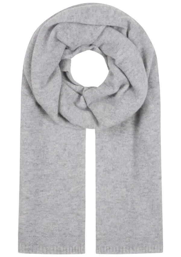 LOOP CASHMERE Featherweight Scarf In Foggy - Grey