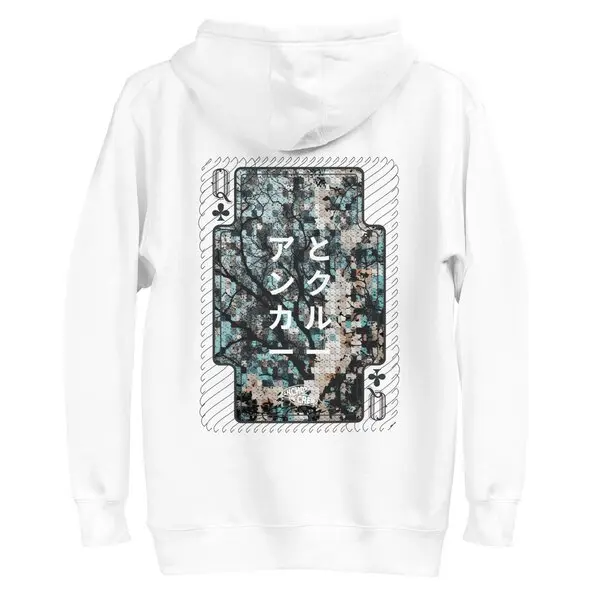 ANCHOR & CREW Gurafiku Cotton Blend Hoodie - White