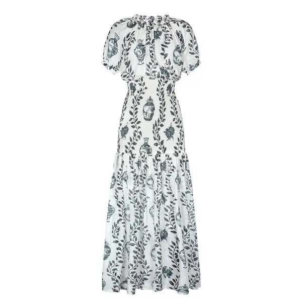 AGUACLARA Dynastie Printed Long Dress