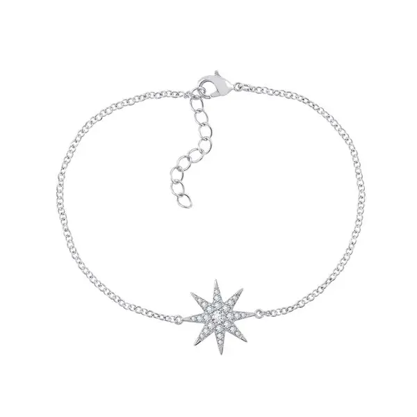 DIAMONBLISS Marilyn Monroe Hollywood Star Bracelet - White