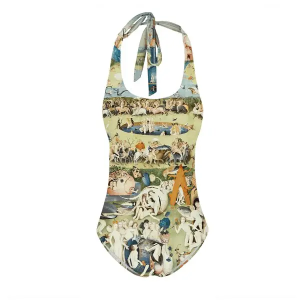 ALOHA FROM DEER Your Garden Open Back Swimsuit