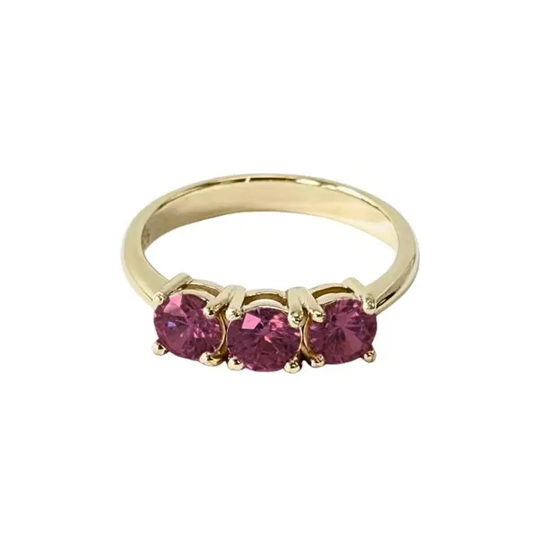 BELINDA JEWELZ Mari Birthstone Ring - Pink