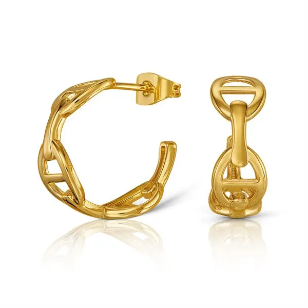 EMMA HOLLAND JEWELLERY Link Hoop Earrings - Gold