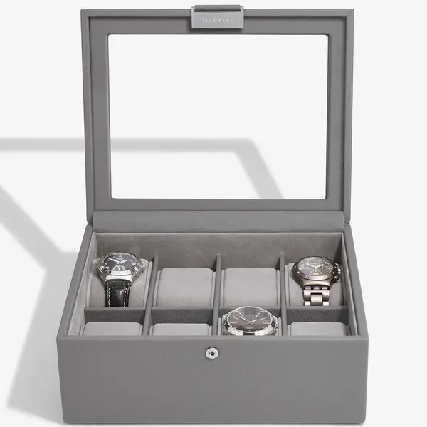 STACKERS Eight-piece Watch Box - Grey