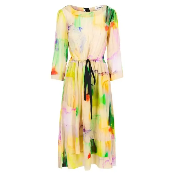 KLEMENTS Solstice Silk Georgette Dress