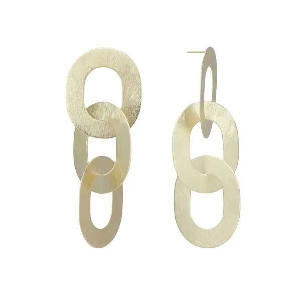 MARCIA MORAN Brielle Hoop Earrings - Gold