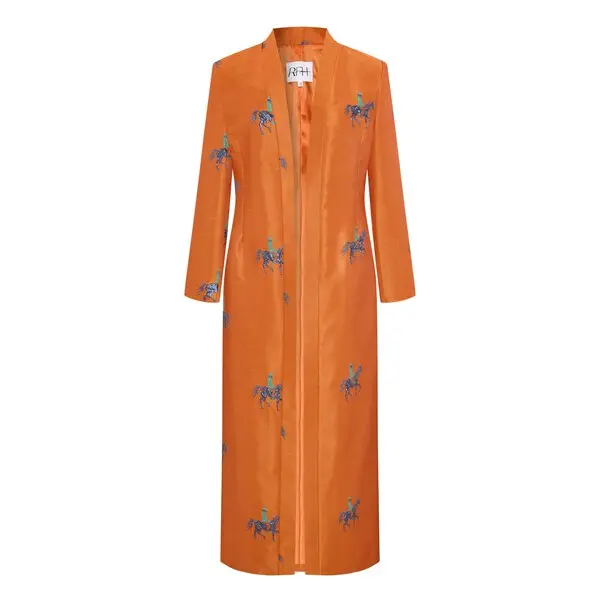 ROQAIA FASHION HOUSE Horse Jacquard Jacket