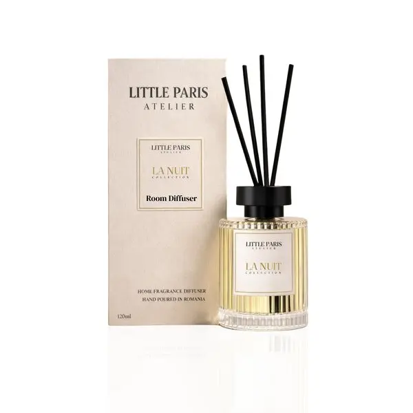 LITTLE PARIS ATELIER Neutrals Reed Diffuser Downtown Baby - Brown/yellow