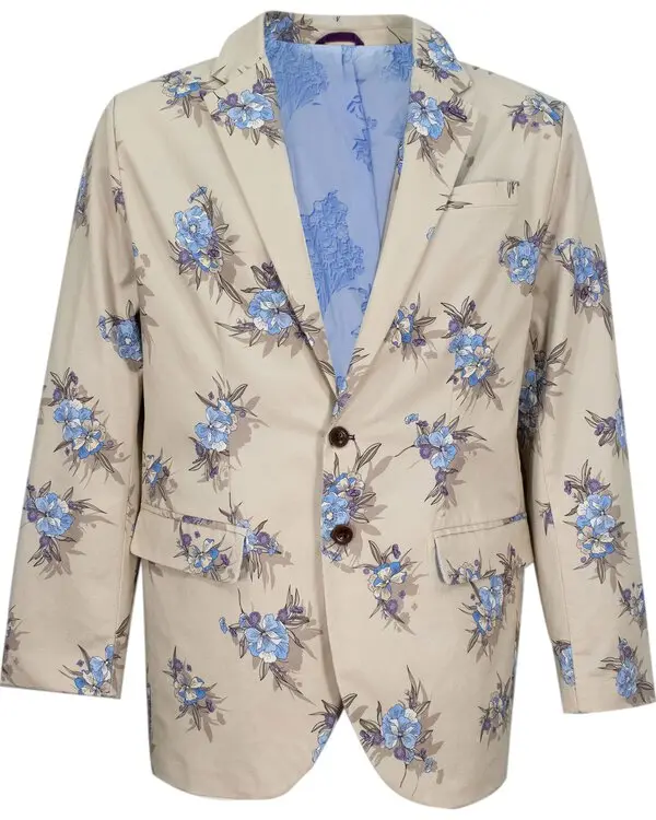 LORDS OF HARLECH Hadrian Oxford Harmony Blazer - Brown