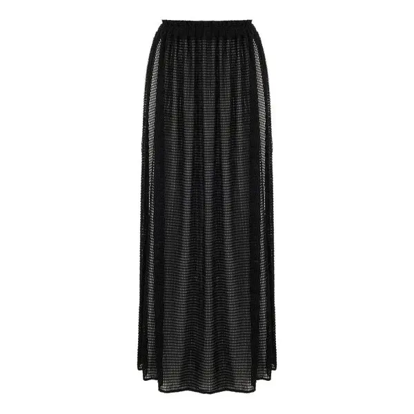 LILAMIE Carmen Pareo Skirt - Black