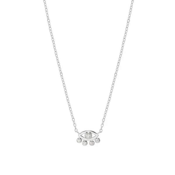 VANCHI Defender Evil Eye Necklace - Silver