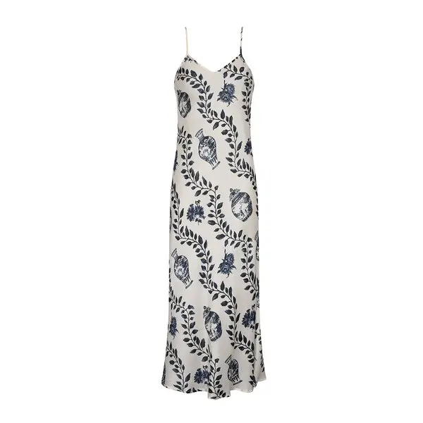 AGUACLARA Dynastie Midi Slip Dress