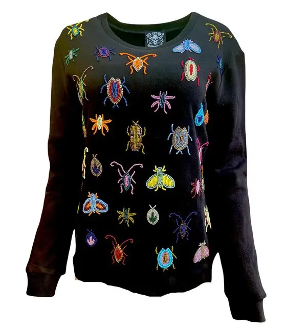 ANY OLD IRON Beaded Sweatshirt
