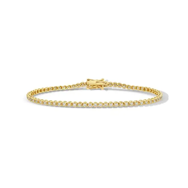 JEWELBIRD Diamond Tennis Bracelet - Gold