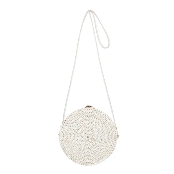 BETSY & FLOSS Santorini Round Basket Bag
