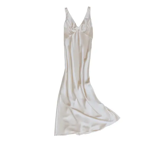 23RD AUGUST . Infatuated Silk Maxi Dress - White