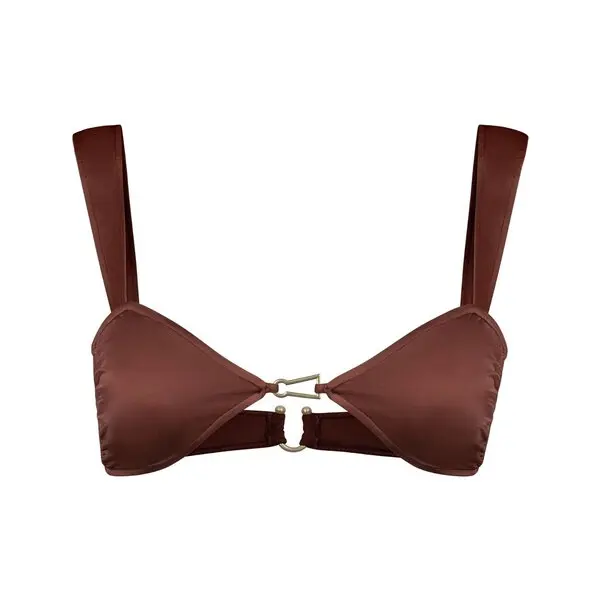 BIANCA RESORTWEAR Lola Bikini Top - Brown