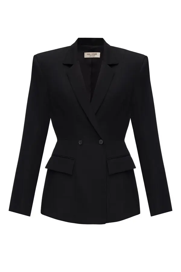 HER CIPHER Empire Blazer