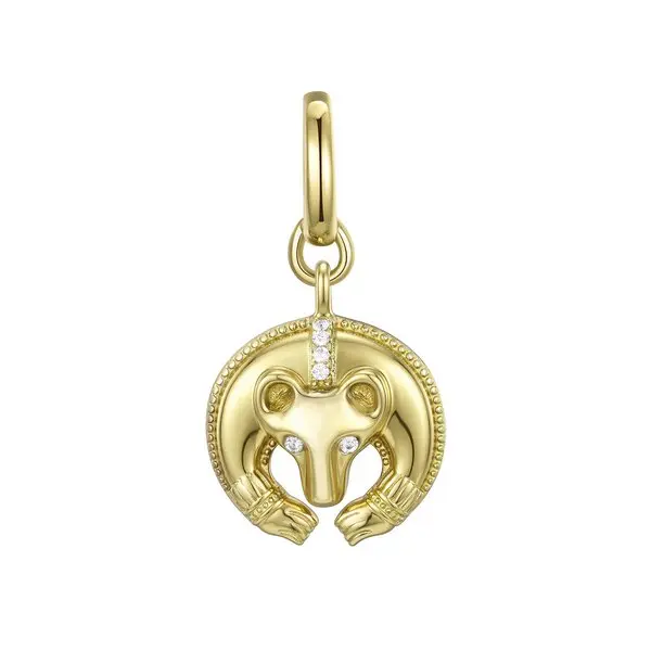 UNLEASH CPH Companion Hero Charm With Crystal Accents - Gold