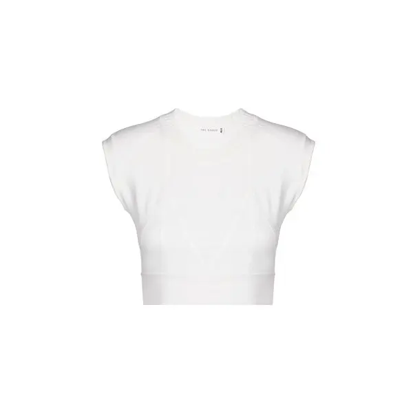 THE KOOZY Neva Fitted Top - White