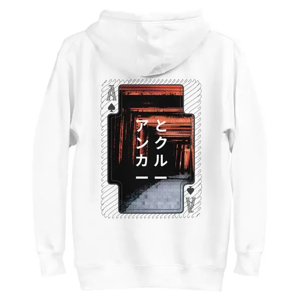 ANCHOR & CREW 04 Japan Gurafiku Hoodie - White