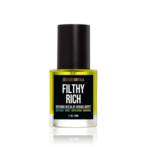 CÉLESTE SWITALA Filthy Rich Reviving Face Oil Jordan Liberty 1.7 Oz / 50ml - Green