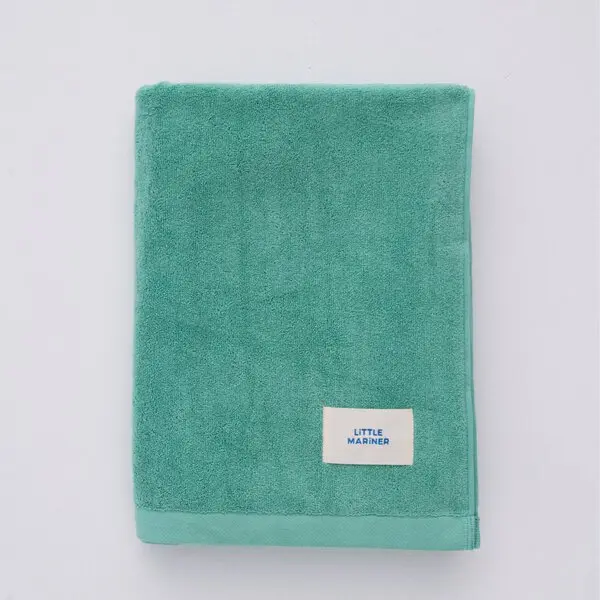 LITTLE MARINER Sage Terry Towel - Green